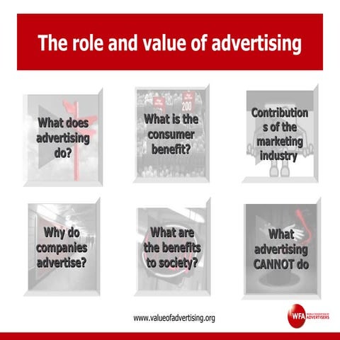 Role Value Of Advertising | PPT | Advertising Industry | Industries