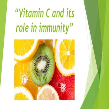Role of Vitamin C in immune system.pptx