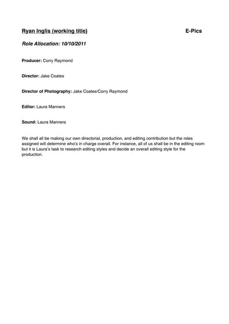 Tied continuity sheet | DOC