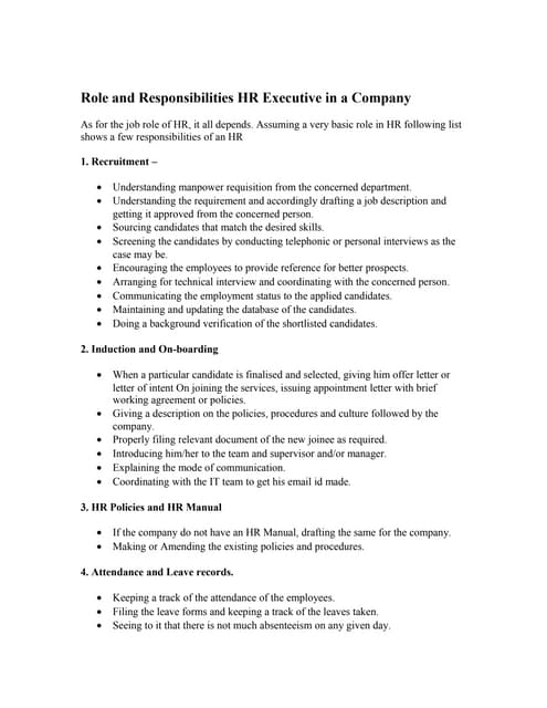 KRA for Head of HR | PDF | Human Resources | Business