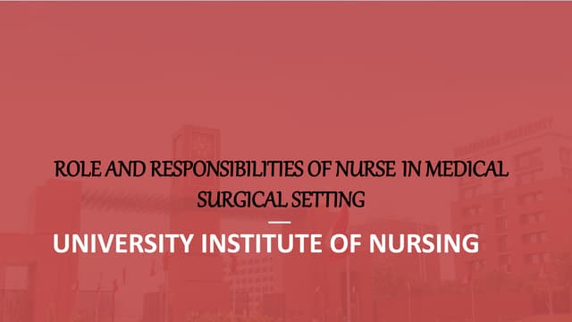 Types of ward | PPTX