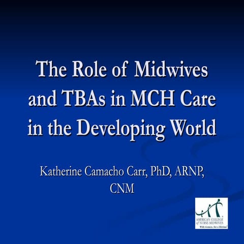 Introduction to midwifery | PPTX