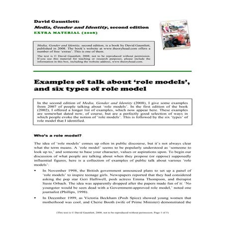 Female Role Models | PDF