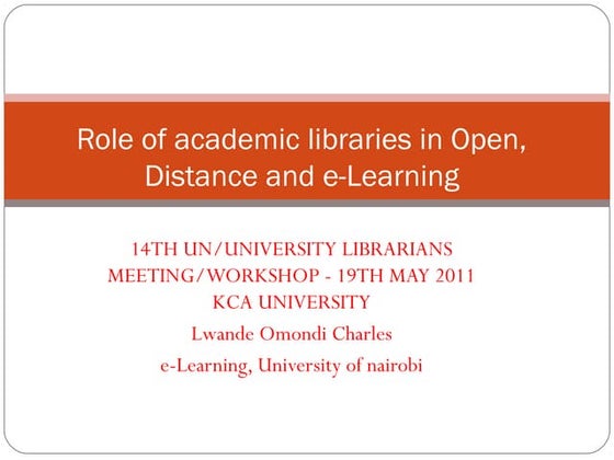 Web Based Learning in ICT based Education | PPTX