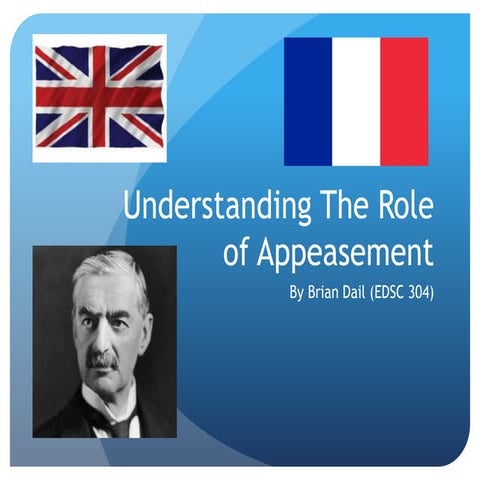 Role of appeasement | PPTX