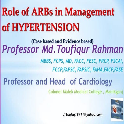 Role of ARBs in management of Hypertension | PPT