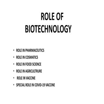 ROLE OF BIOTECHNOLOGY.pptx