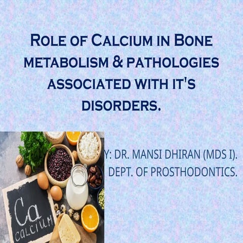 Role of Calcium in Bone metabolism & pathologies SEMINAR 2.pptx
