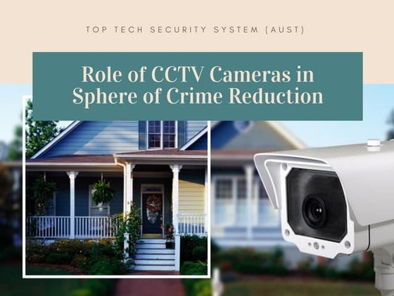 Crime reduction initiatives cctv | PPT