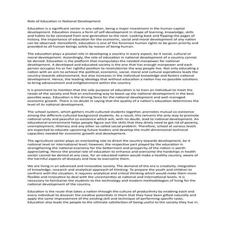 Role of Education in National Development.docx