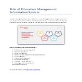 Role of Education Management Information System | PDF