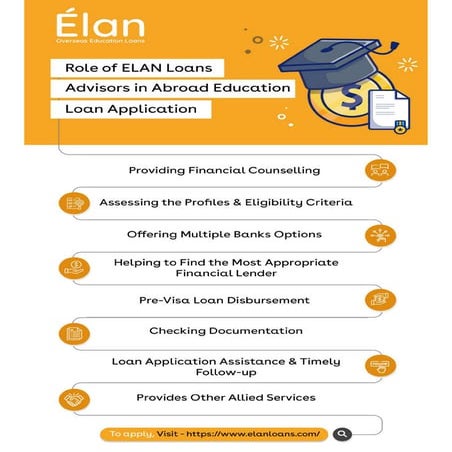 Role of an ELAN Loan Consultant in Abroad Education Loan Applications | PDF