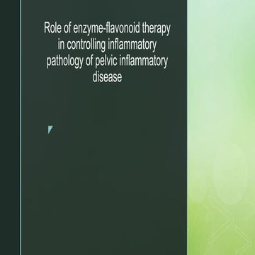 Role of enzyme-flavonoid therapy in controlling inflammatory pathology.pptx