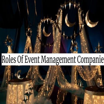 Role of event management firms kwp event planners kochi | PPTX