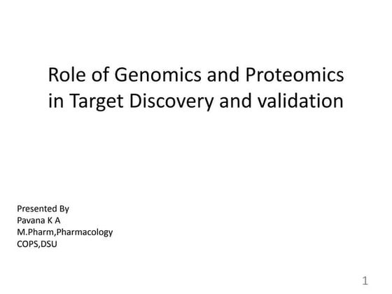 Role of nuclicacid microarray &protein micro array for drug discovery process | PPTX ...