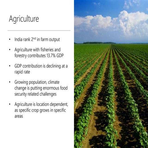Role of GIS in agriculture | PPTX