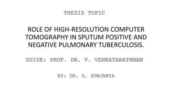 Ppt on tuberculosis etiology treatment prevention | PPT