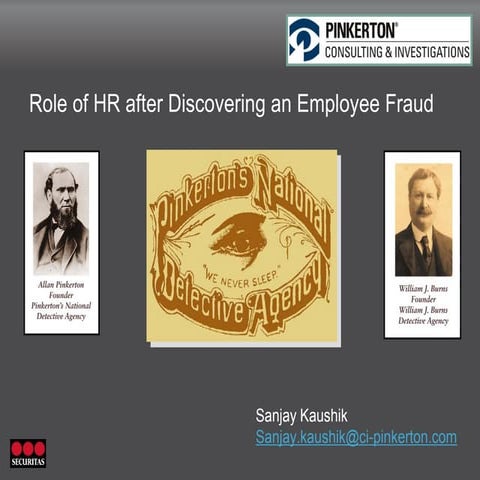 Role of HR after discovering Fraud | PDF | Human Resources | Business