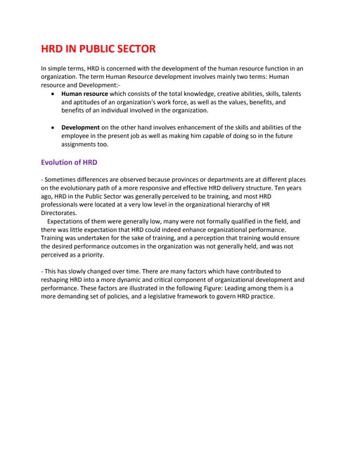HR in the public sector | PPTX