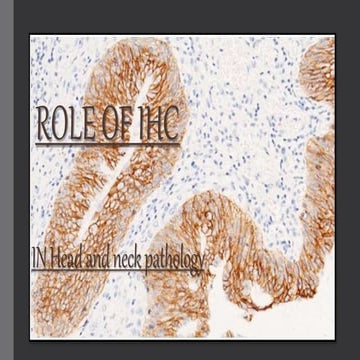 Role of ihc | PPTX