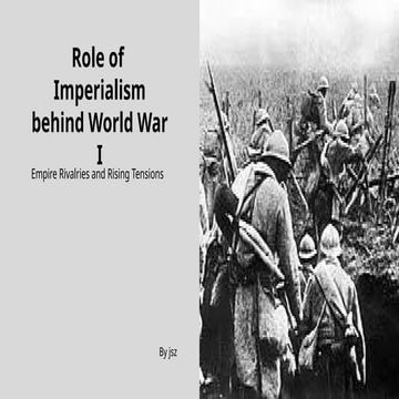 ROLE OF IMPERIALISM BEHIND World War 1.pptx