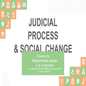 How the Judicial Process Drives Social Change | PPT