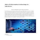 Role of Information technology in education.pdf