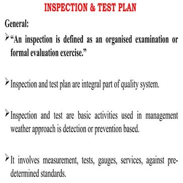 Rsj Inspection Process Flow | PDF