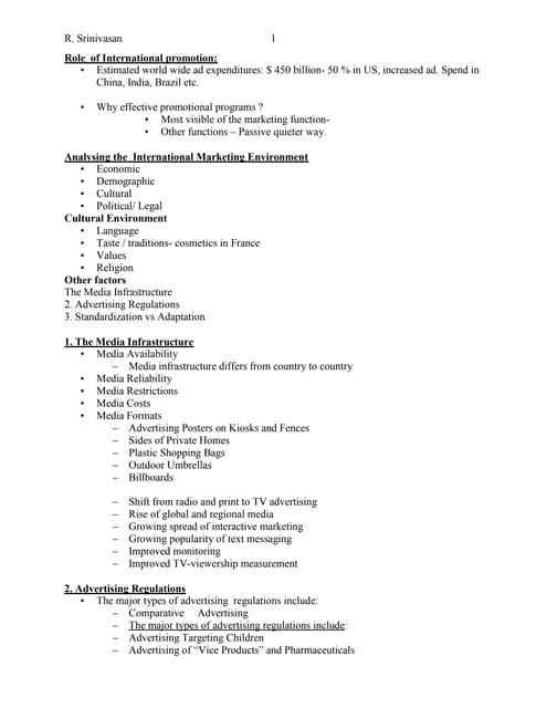 International Marketing Chapter 1 | PPT