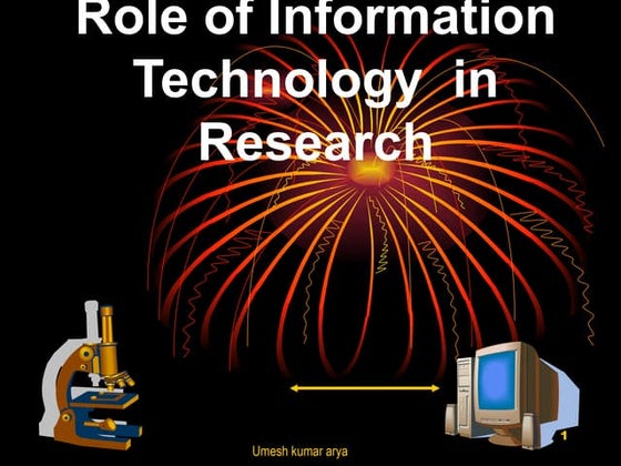 Role of computers in research | PDF