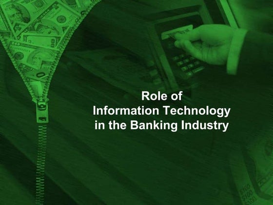Management information system in banking sector | PPT