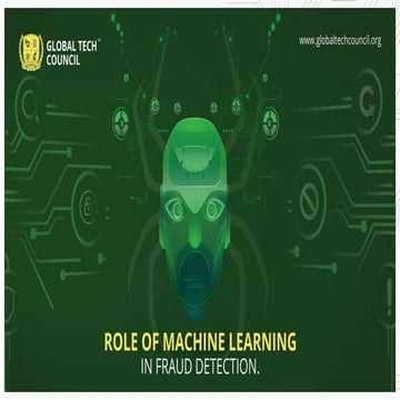 Role of machine learning in fraud detection | PPTX | Technology ...