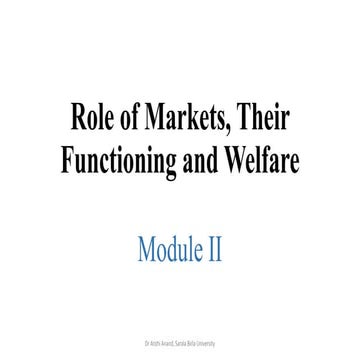 Role of Markets, Their Functioning and Welfare.pptx