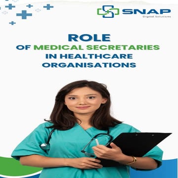 Role of medical secretaries in healthcare organizations | PDF