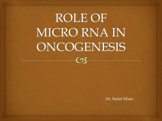 Pathways07 mi rna | PDF