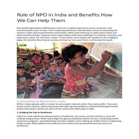 Role of NPO in India and Benefits How We Can Help Them.pdf