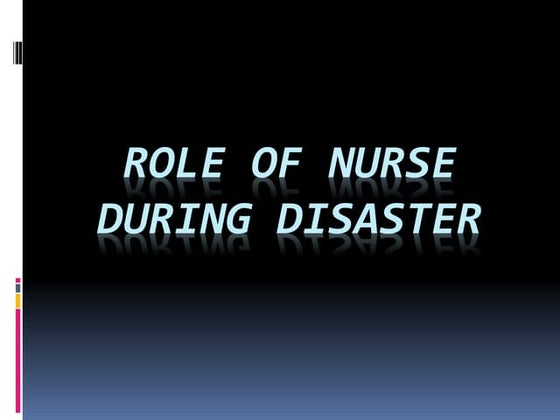 Roles of Pharmacists in Disaster Management | PDF