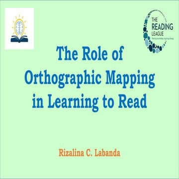 Role of Orthographic Mapping Science of Reading.pptx
