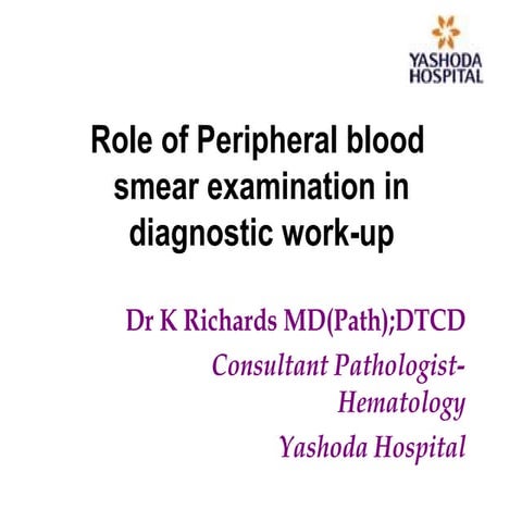Role of peripheral blood | PPT