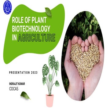 Role of Plant Bio-technology in Agriculture.pdf