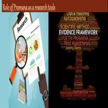 role of pramana in research.pptx in science | PPTX