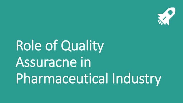 Pharma quality assurance and control | PPT
