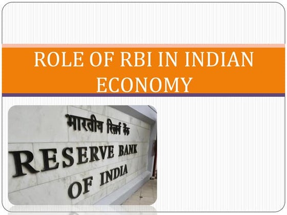 Role of RBI in Control of Credit - Economics Project Class 12 (2019-20 ...