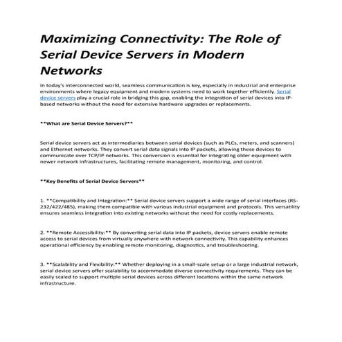 Role of Serial Device Servers in Modern Networks.pdf