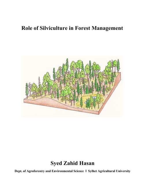 Overview of Forest Nursery Management And its Aspects | PPT