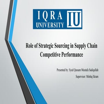 Role of Strategic Sourcing in Supply Chain Competitive Performance.pptx