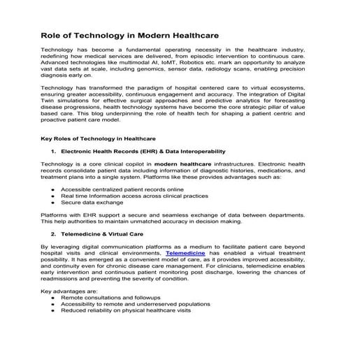 Role Of Technology In Modern Healthcare.pdf