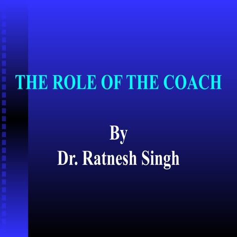 Role of the_coach | PPT