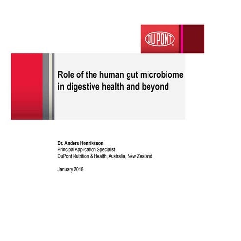 Role of the human gut microbiome in digestive health and beyond | PDF