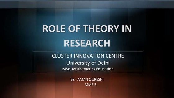 Theoretical Background and Related Literature.pptx | Undergraduate ...
